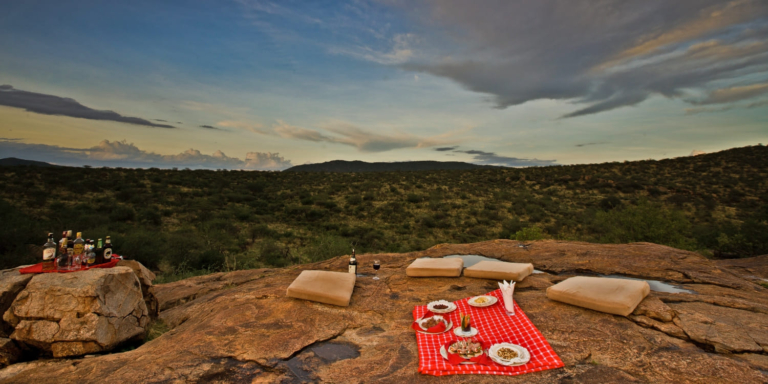 Bush breakfast in Samburu